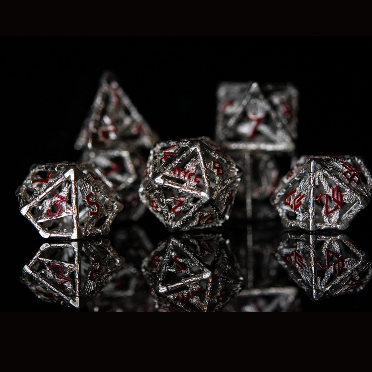 Sterling Silver Dice – Misty Mountain Gaming