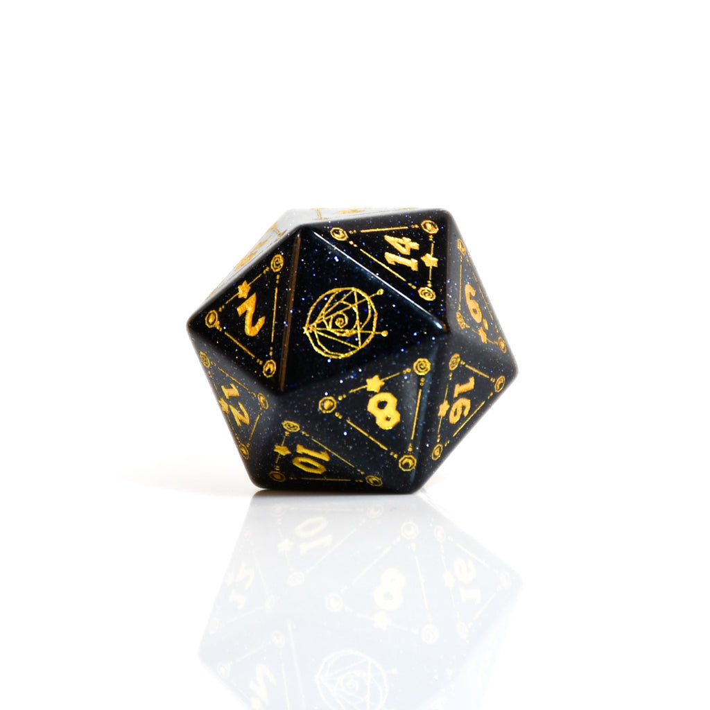Wizard101 Blue Sandstone Dice Set | Misty Mountain Gaming